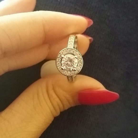 Jewelry | 5 6 7 8 9 Band Diamond Ring Cz S925 Logo Silver | Poshmark